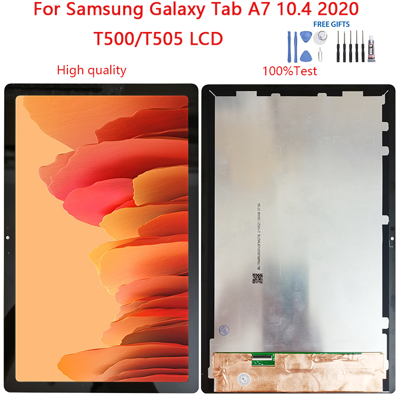 อะไหล่หน้าจอสัมผัส LCD แบบเปลี่ยน สําหรับ Samsung Galaxy Tab A7 10.4 ...