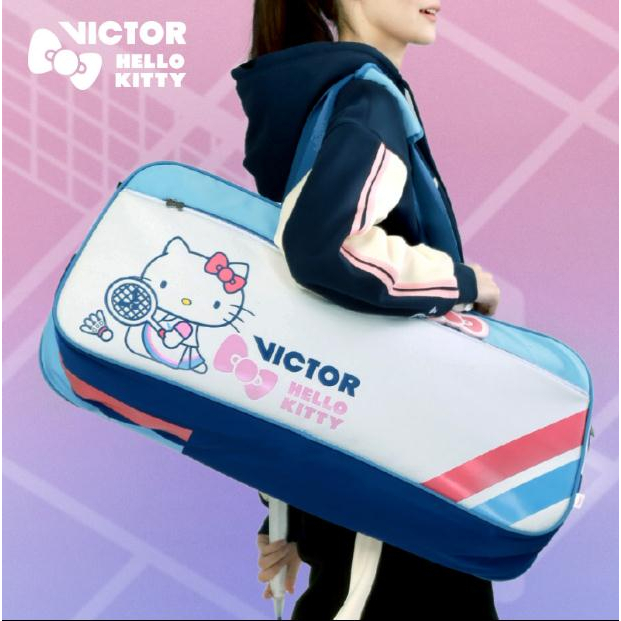 Victor HELLO KITTY กระเป๋าแบดมินตันแบรนด์ร่วม One Piece Snoopy Wickdo ...