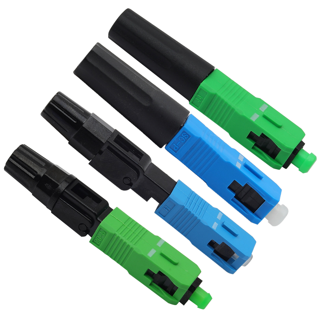 2PCS Fast Connector SC UPC APC FTTH ไฟเบอร์ออปติก Fast Connector ฝัง ...