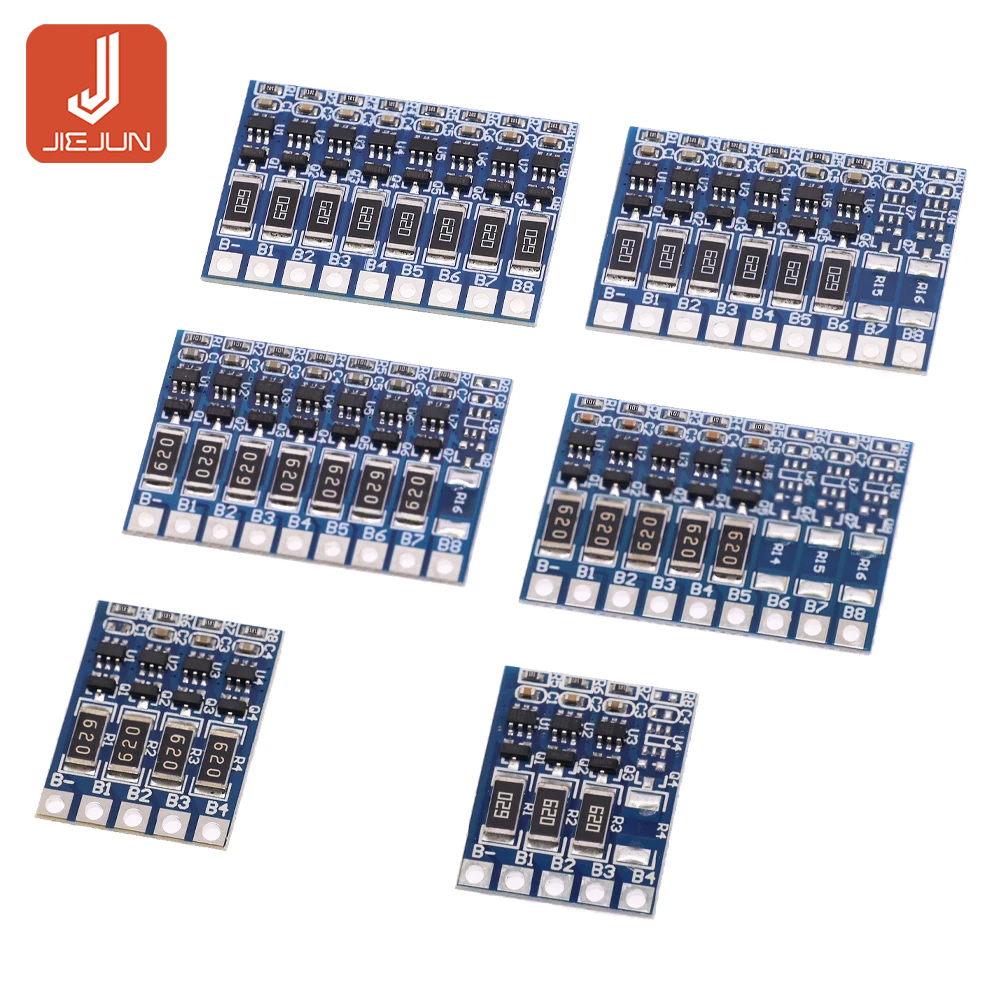 Bms 3S 4S 5S 6S 7S 8S 18650 บอร์ดป้องกันที่ชาร์จแบตเตอรี่ลิเธียม Li-ion Lipo PCB | Shopee Thailand