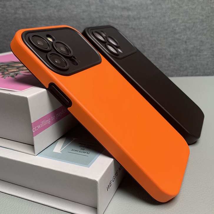 【2 in 1/hard case/Orange】เคส compatible for iPhone x xr xs max 11 12 13 ...