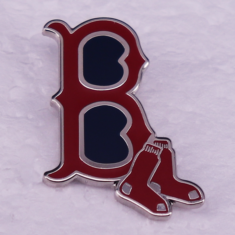 เข็มกลัดโลหะ รูปโลโก้ Boston Red Sox B สําหรับคนรักเบสบอล | Shopee Thailand