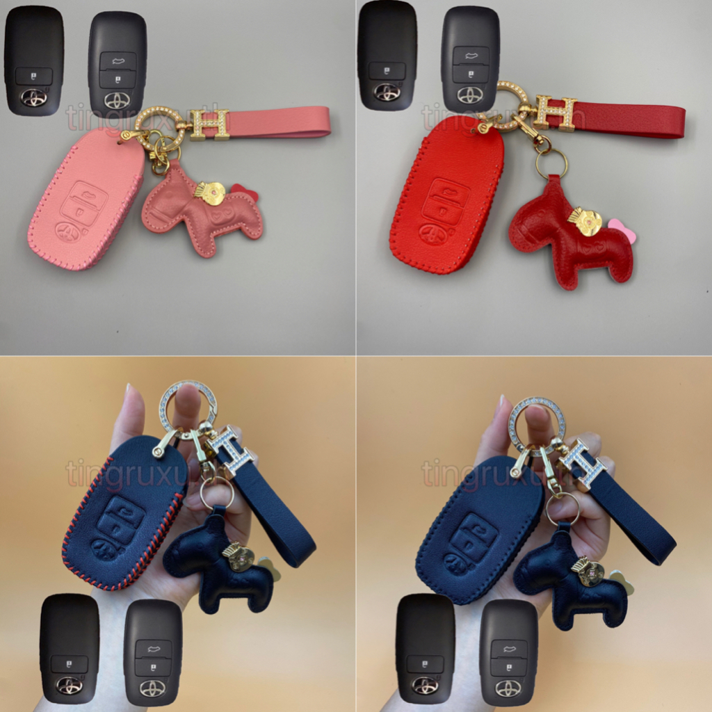 เคสกุญแจรถยนต์ leather แบบหนัง สําหรับ Toyota Veloz 2022 Raize Veloz ...
