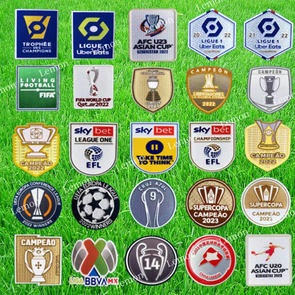 ปลอกแขน 22-23 Ligue Patch 14 ชิ้น Ligue 1 ปลอกแขน 2022 Europa League ...