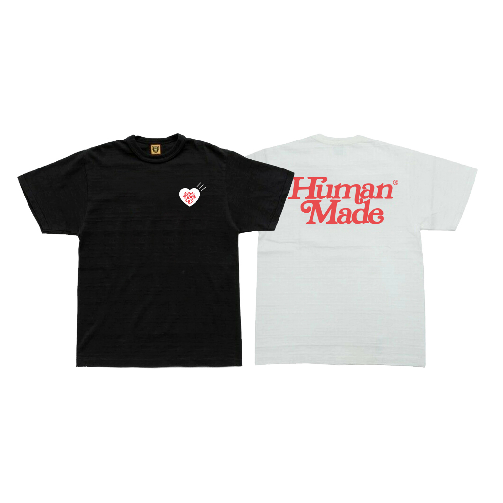 Human Made Love Letter พิมพ์ผู้ชายและผู้หญิงคู่เสื้อยืดแขนสั้นผ้าฝ้าย ...