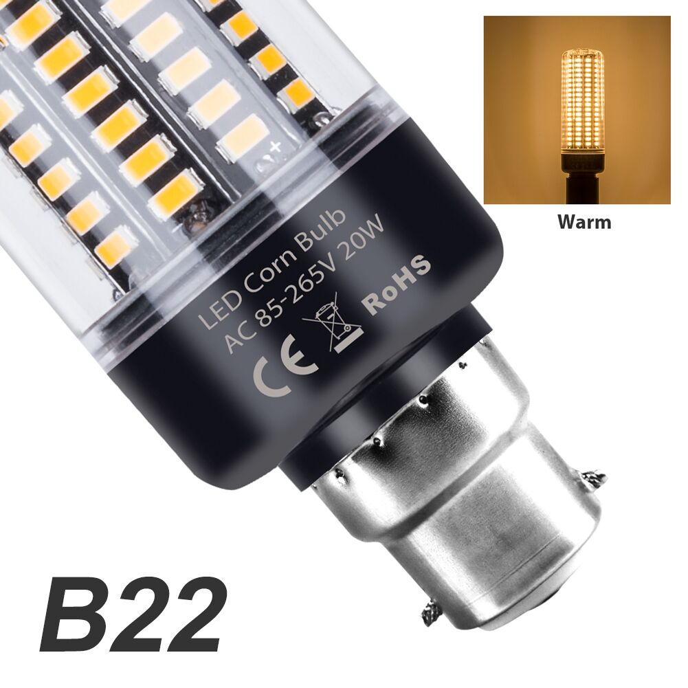 หลอดไฟ E14 Corn Bulb E27 Led Lamps 220V B22 High Power 28 40 72 108 132 ...