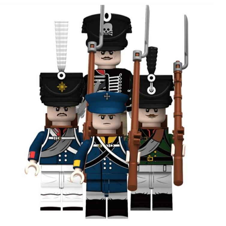 ของเล่นตัวต่อฟิกเกอร์ทหารนาโปเลียน N021-024 | Shopee Thailand