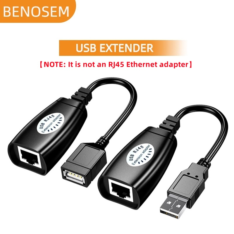 Benosem USB Extender 50M อุปกรณ์ขยายสัญญาณ USB2.0 ให้ไกลขึ้นสูงสุด 50 ...
