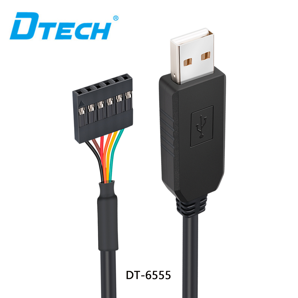 Dtech FTDI สายเคเบิลอะแดปเตอร์ USB เป็น TTL Serial 5V 6-Pin 0.1 นิ้ว ...