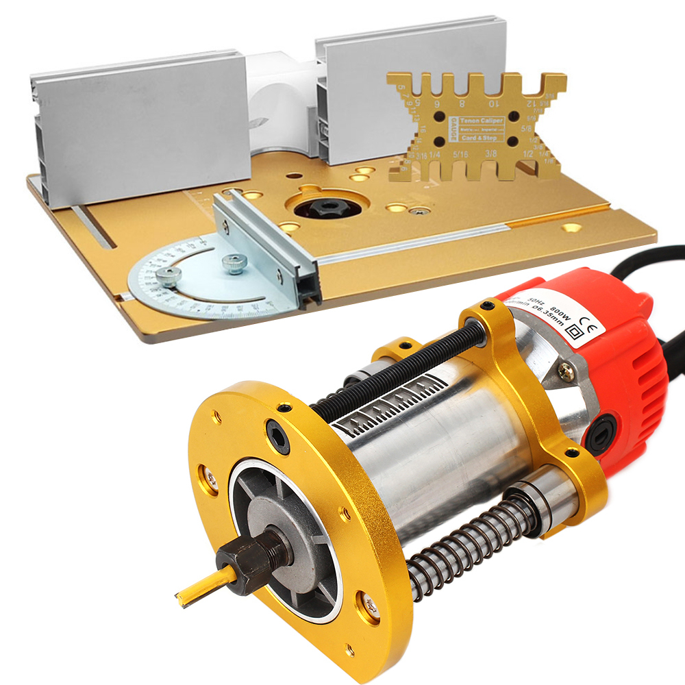Aluminium Router lift Wood Router Trimmer Table Insert Plate ...