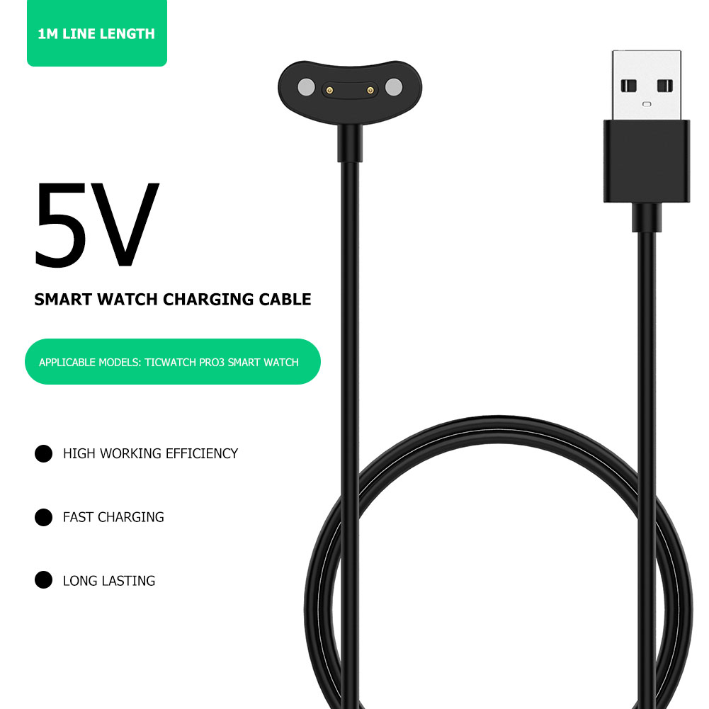แท่นชาร์จ USB ชาร์จเร็ว อุปกรณ์เสริม สําหรับสมาร์ทวอทช์ Ticwatch Pro 3 ...