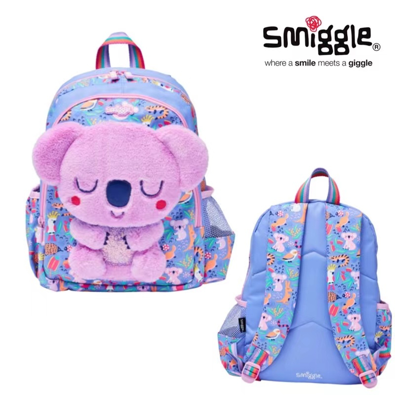 Smiggle Junior กระเป๋าเป้สะพายหลัง ลายสัตว์ คอลเลกชันล่าสุด | Shopee ...