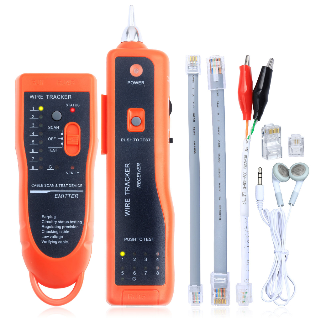 LAN Network Cable Tracker RJ11 RJ45 Cat5 Cat6 โทรศัพท์ Wire Tracker ...
