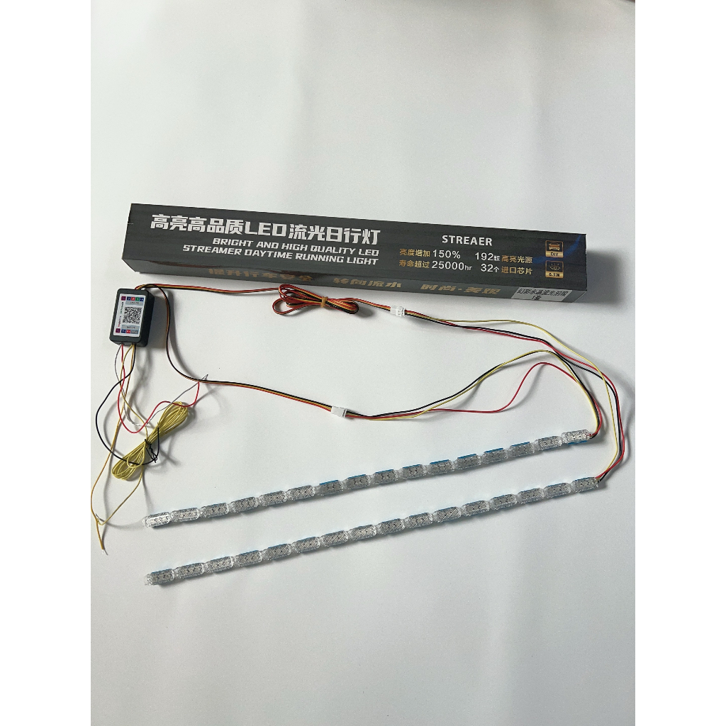 ไฟหน้ารถ Retrofit Day Time Running Light รีโมทคอนโทรล RGB สี DRL ...