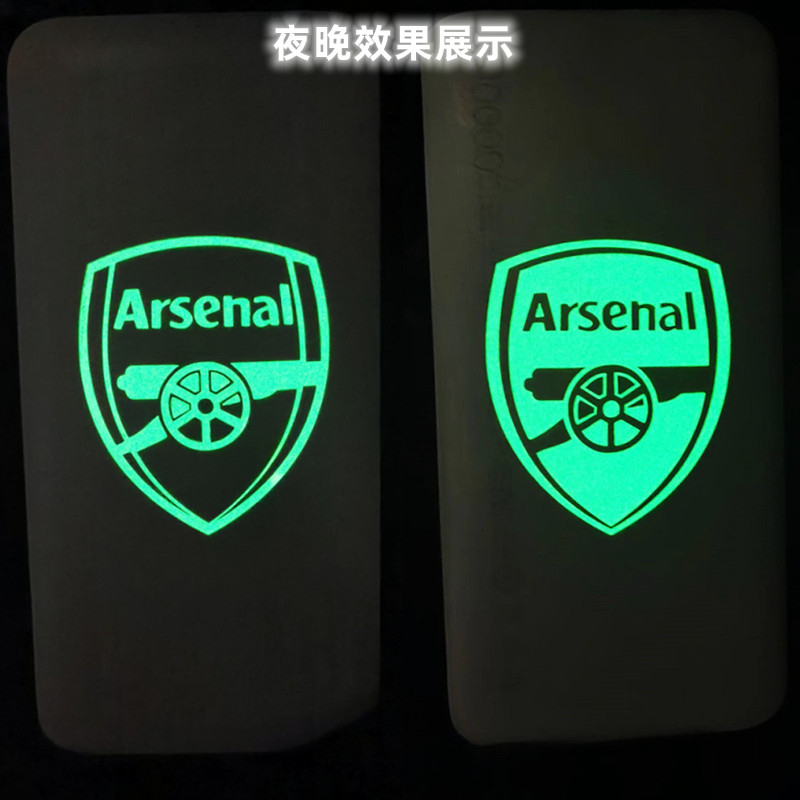 สติกเกอร์รถ Arsenal Noctilucent ตกแต่งสําหรับการใช้ถังหมวก Trunk รถ ...
