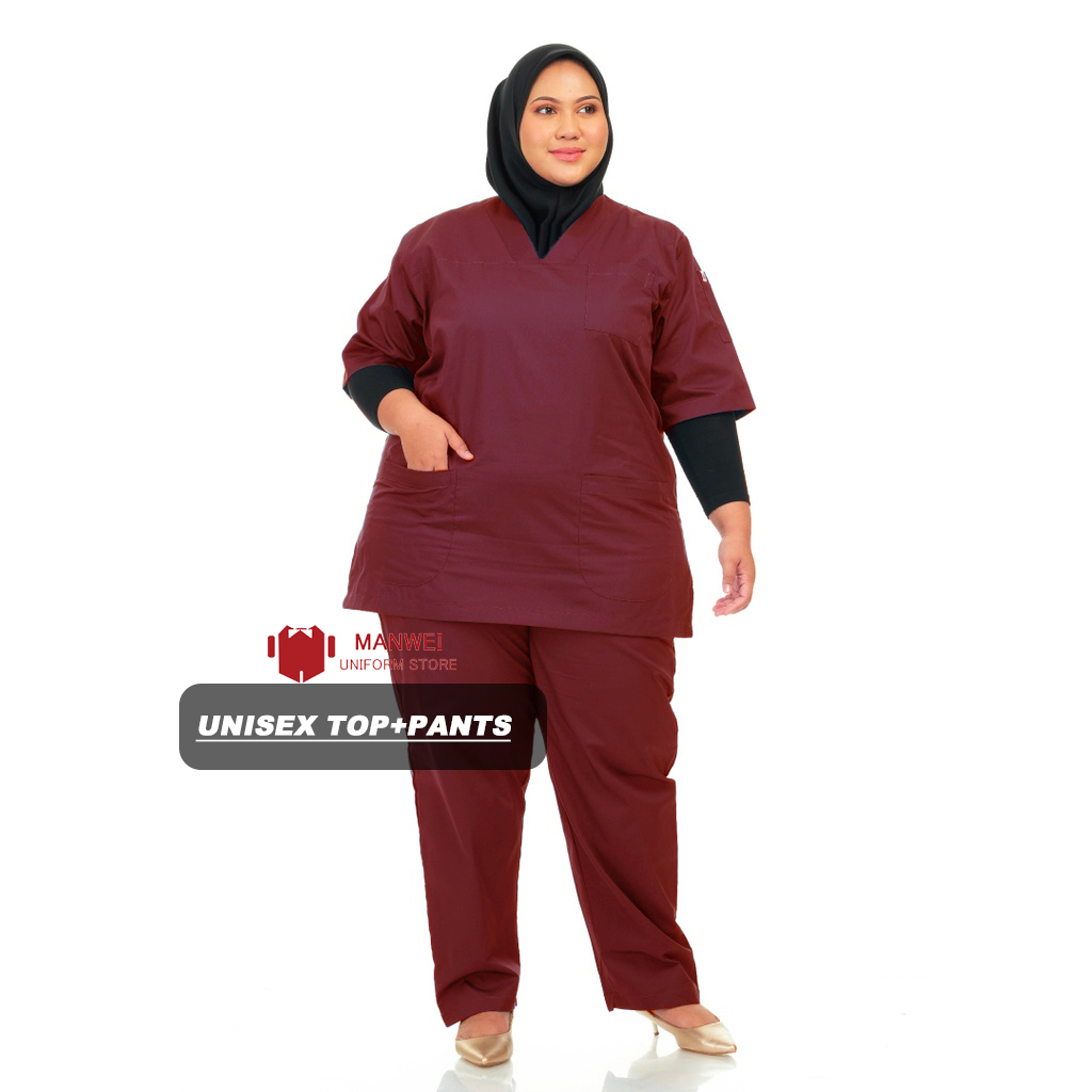 ชุดสครับทางการแพทย์ พลัสไซซ์ สําหรับผู้หญิง และผู้ชาย 4XL 5XL 6XL 7XL 4XL-7XL | Shopee Thailand