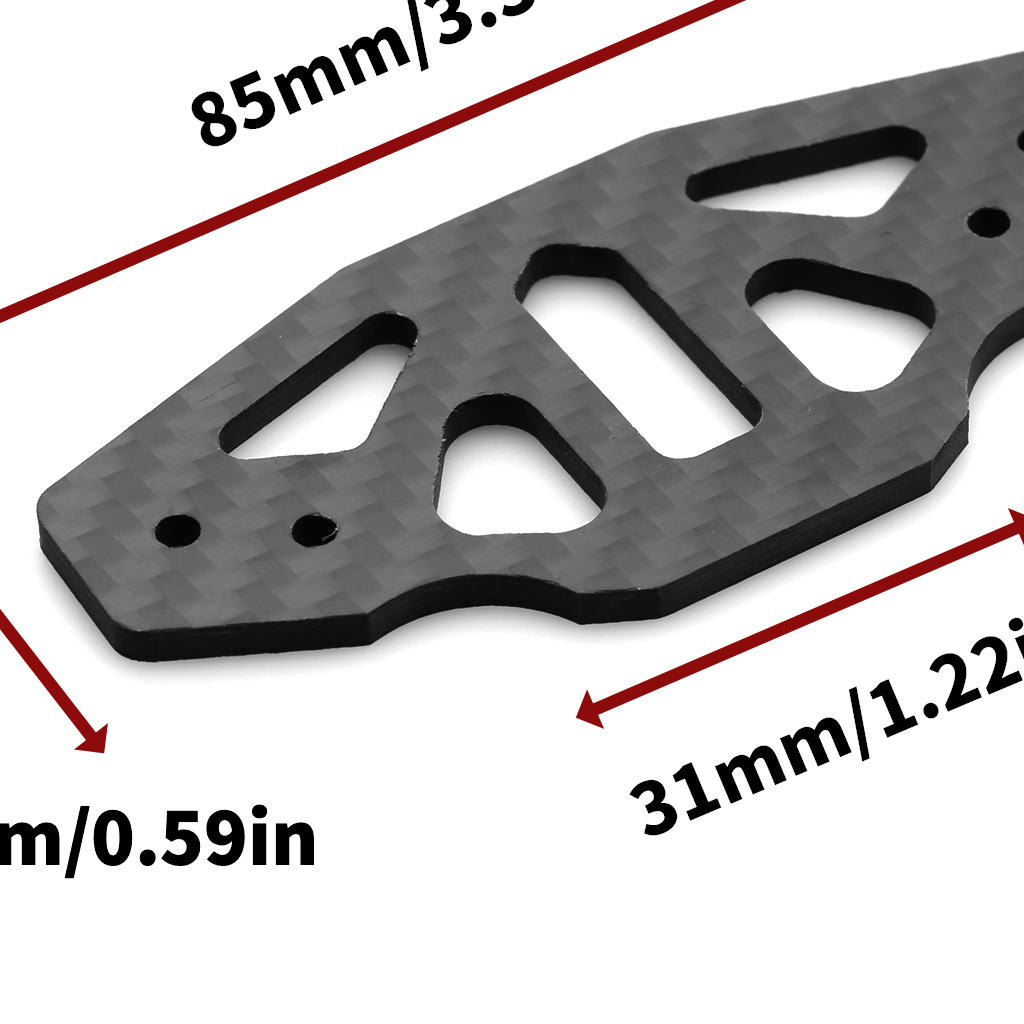 Tamiya TT02 แผ่นบอร์ดแบตเตอรี่ คาร์บอนไฟเบอร์ สําหรับอัพเกรดรถบังคับ ...