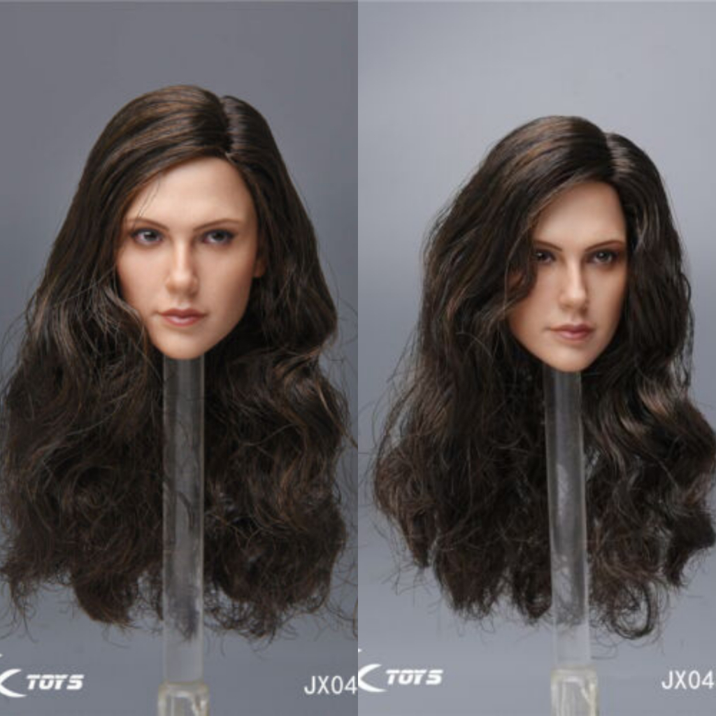 Jxtoys JX043 หัวแกะสลัก สเกล 1/6 สําหรับฟิกเกอร์ผู้หญิง PH TBL 12 นิ้ว ...