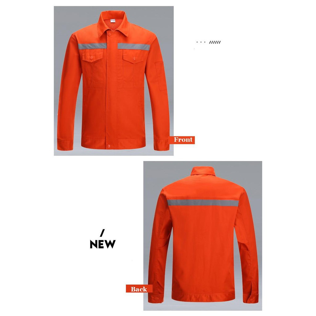 Ppe Baju เสื้อแจ็คเก็ตแขนยาวผู้ชายผู้หญิงสะท้อนแสงแรงงาน Reflector ...
