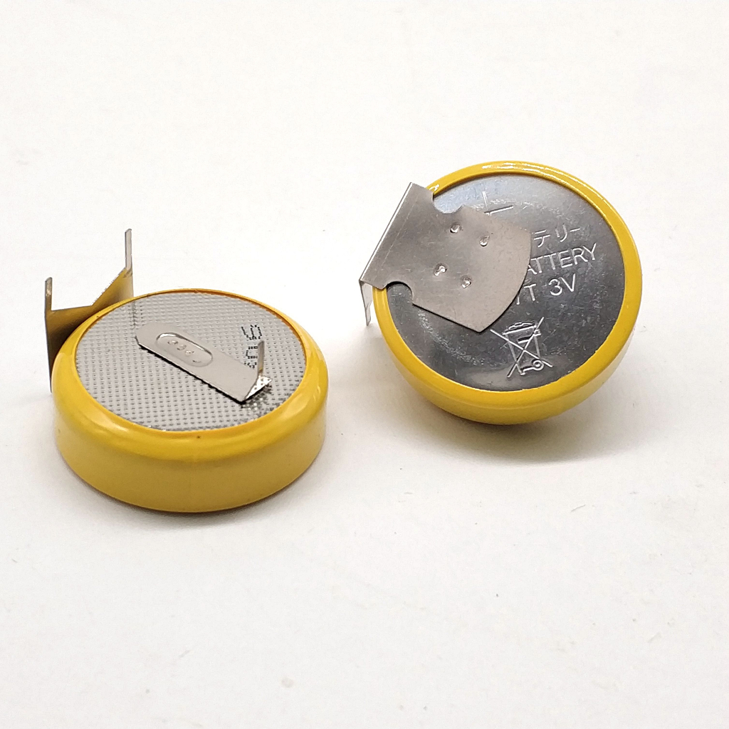 1PCS CR2477 เหมาะสําหรับ Midea หม้อหุงข้าว 3V ปุ่ม CR2477 Solder Foot แบตเตอรี่ H-Type ประเภท ...