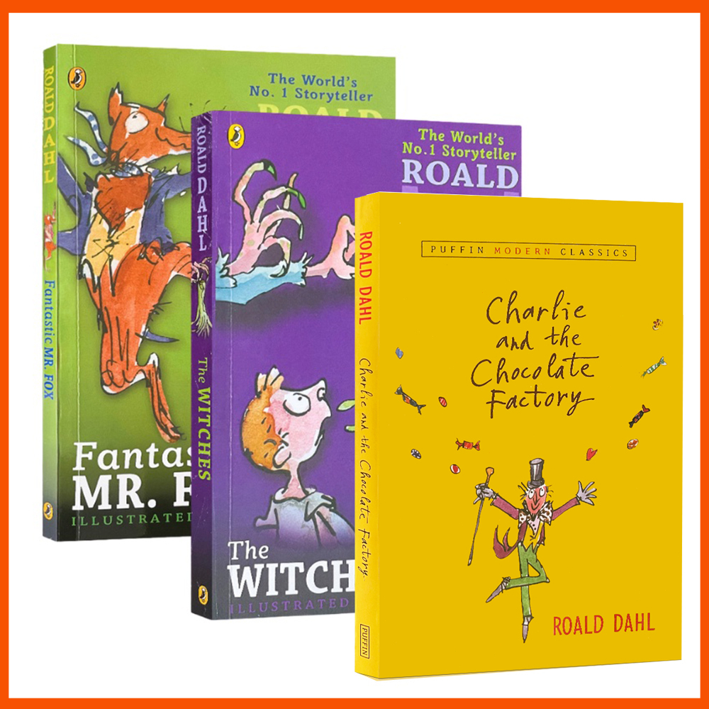 Charlie and The Chocolate Factory, Fantastic Mr. Fox, The Witches Roald ...