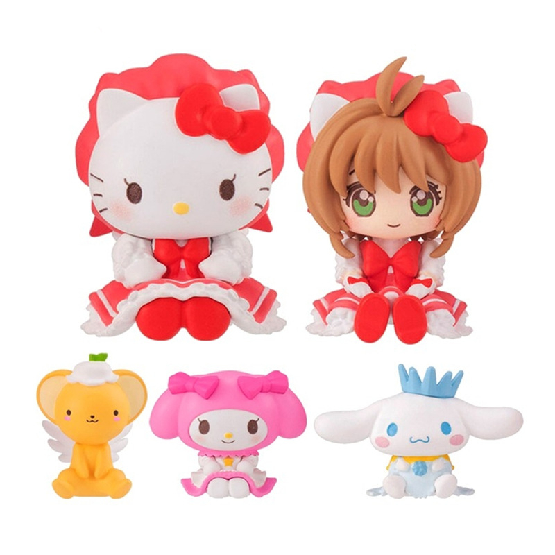 5 ชิ้น/เซ็ตญี่ปุ่นอะนิเมะการ์ด Captor Sakura Kinomoto Sakura Hello ...