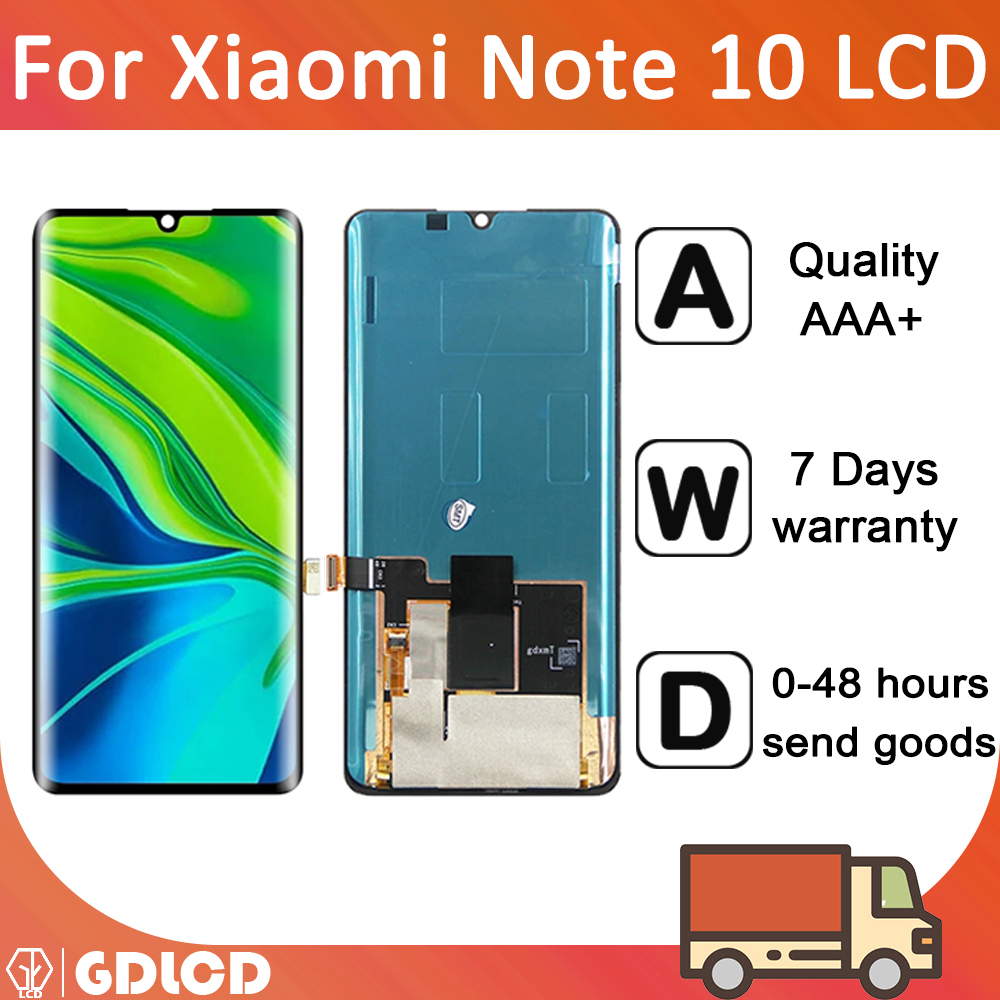 Xiaomi Mi Note 10 จอแสดงผล LCD หน้าจอสัมผัส Digitizer แบบเปลี่ยน ...