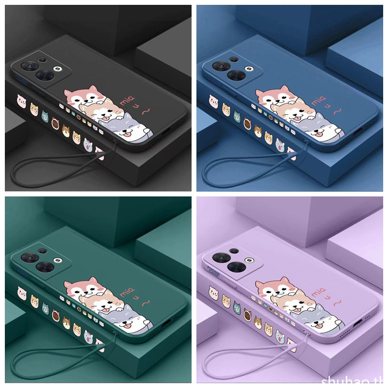 เคส OPPO A79 F5 A73 A75 F7 A3 A5 A3S F9 F9 Pro A7 2018 A5S ซิลิโคนสาม ...