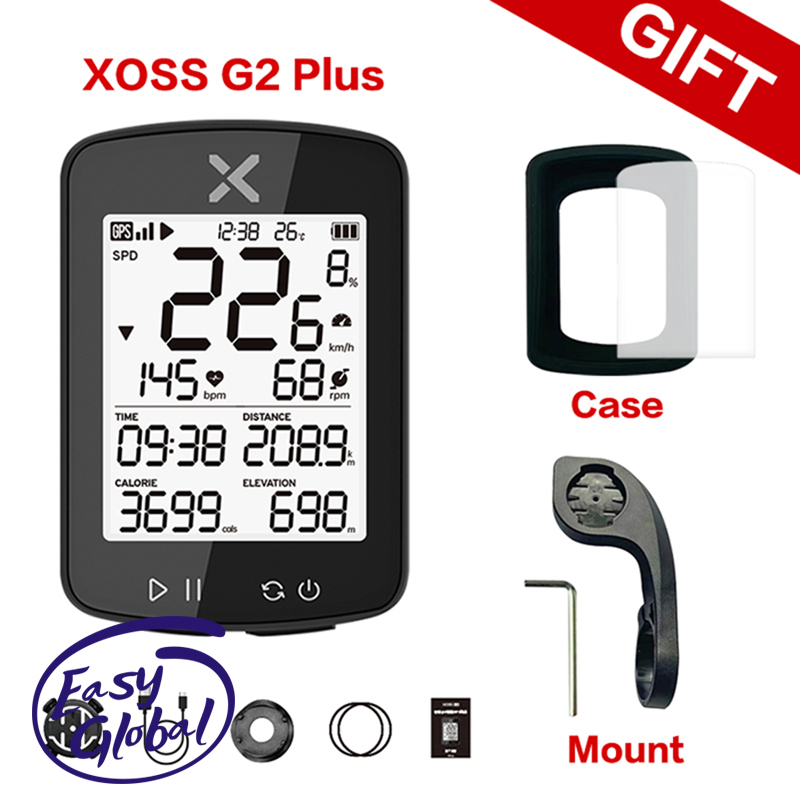 Xoss G2 G+2 เครื่องวัดความเร็ว GPS ไร้สาย กันน้ํา เข้ากันได้กับบลูทูธ ...