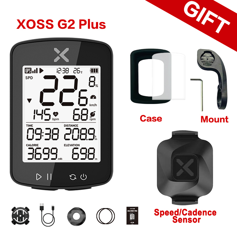 Xoss G2 G2 Plus GPS เครื่องวัดความเร็วจักรยาน แบบไร้สาย บลูทูธ กันน้ํา ...