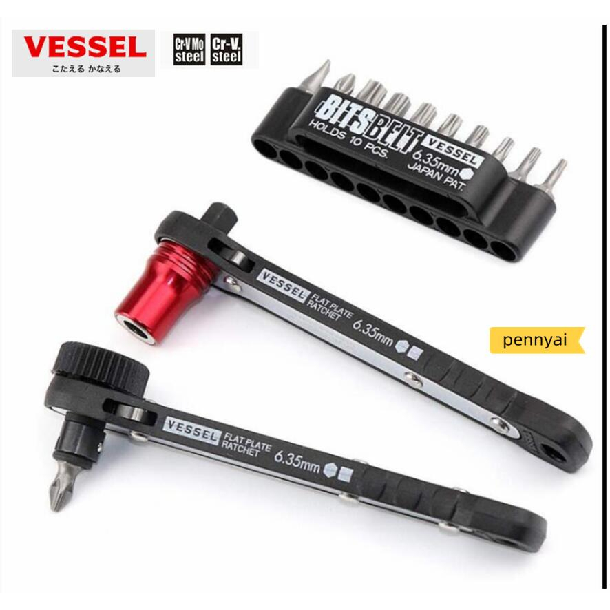 Vessel ชุดประแจไขควงอัลเลนท็อกซ์ สไตล์ญี่ปุ่น TD-73MC | Shopee Thailand
