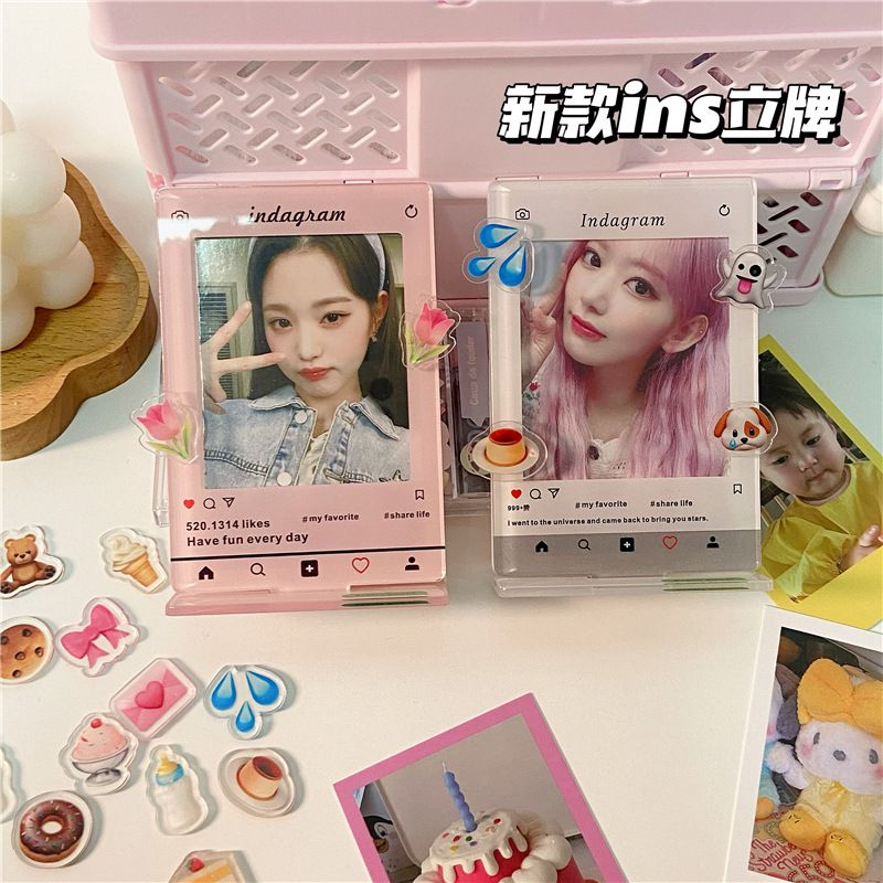 Ohaya ins กรอบรูปโพลารอยด์ อะคริลิค 3 นิ้ว สําหรับตกแต่งโต๊ะ | Shopee Thailand