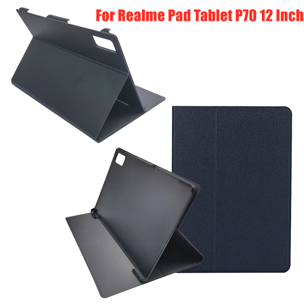 เคสแท็บเล็ตหนัง PU แบบตั้งได้ สําหรับ Realme Pad Tablet P70 12 นิ้ว ...