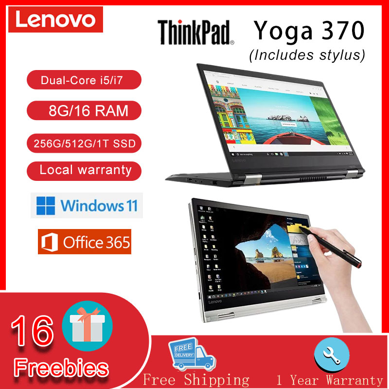 Lenovo ThinkPad Yoga 370 / X380 2 ใน 1 แล็ปท็อปแท็บเล็ต Intel Dual Core ...