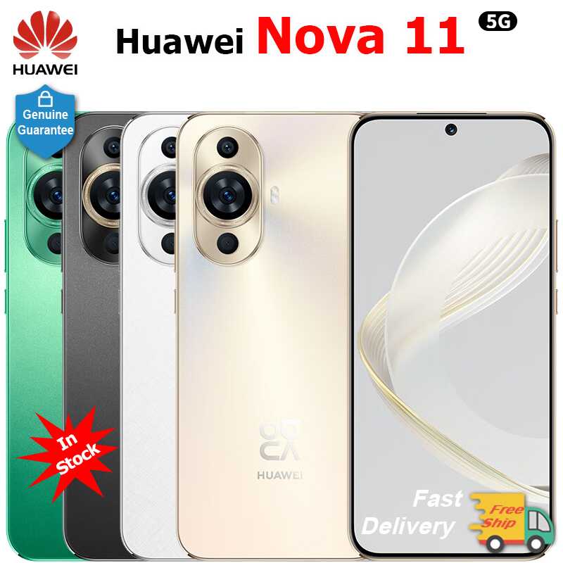 ของแท้ ใหม่ สมาร์ทโฟน HUAWEI Nova 11 4G Qualcomm Snapdragon 778G 4G หน้าจอ OLED 6.7 นิ้ว 60MP ...