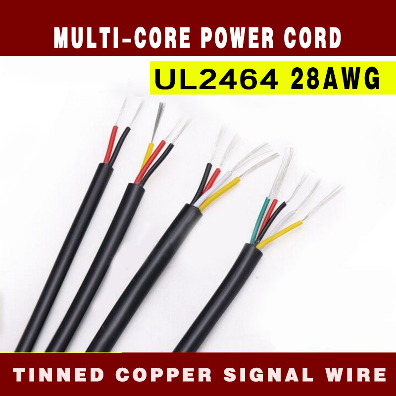 Ul2464 28AWG Multi-Core Sheath สายไฟสัญญาณควบคุมสายไฟอ่อน 2/3/4/5/6/7/8 ... Ul2464 28AWG Multi-Core Sheath สายไฟสัญญาณควบคุมสายไฟอ่อน 2/3/4/5/6/7/8 ...