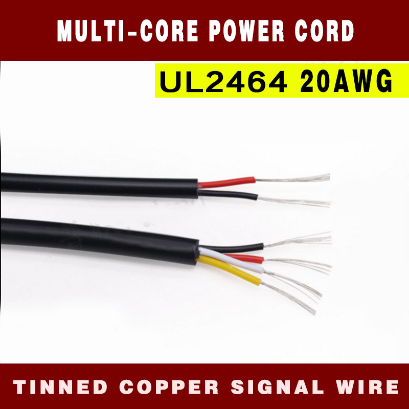 Ul2464 20AWG สายไฟสัญญาณ แบบนิ่ม หลายแกน 2 3 4 5 6 7 8 10 แกน | Shopee ...
