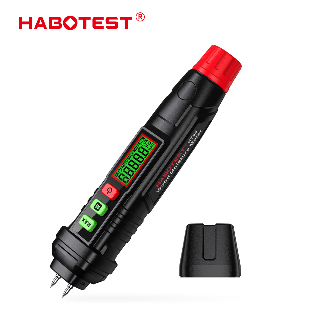 Habotest HT65 เครื่องตรวจจับความชื้น ซีเมนต์ ปูน มะนาว ยิปซั่ม คอนกรีต ...