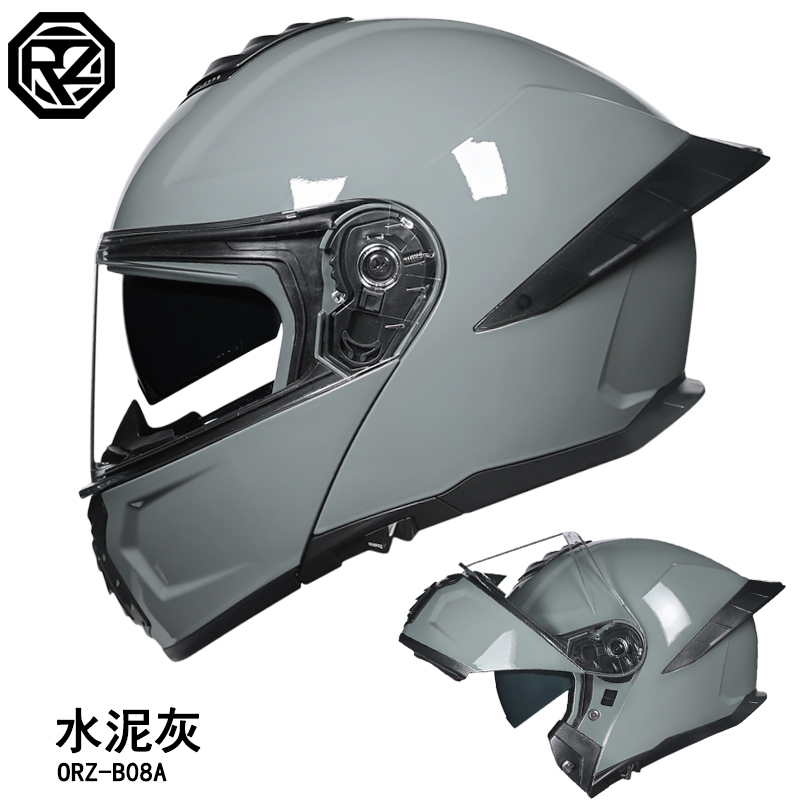 หมวกกันน็อค แบบกระจกคู่ สําหรับขี่รถจักรยานยนต์ Orz | Shopee Thailand