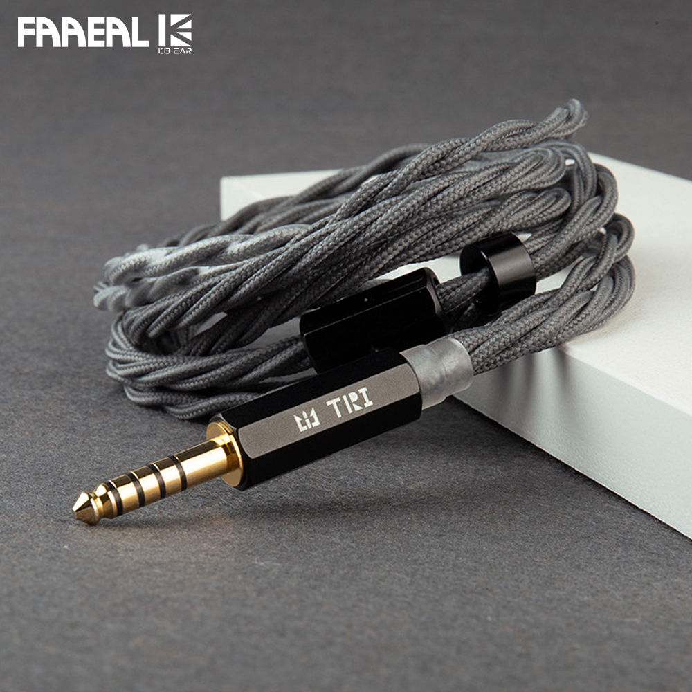 Faaeal TRI Wolfram 4 Strands OFC Shielding เงินแท้อัพเกรด High-End สาย MMCX 2PIN 0.78 มม.QDC ...