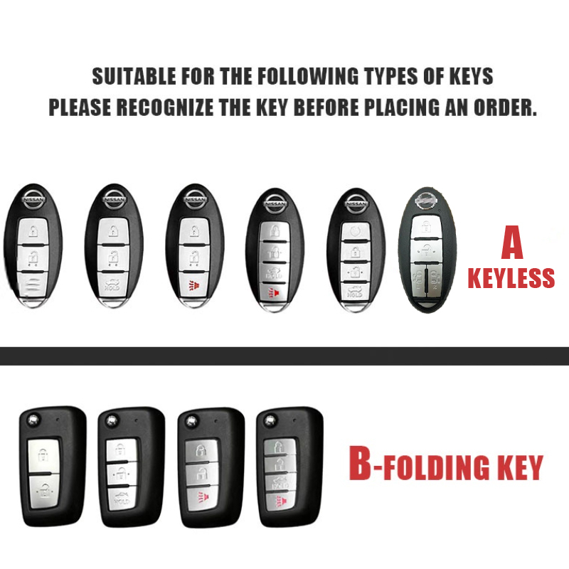 【keyless/flip Key】ปลอกกุญแจรถยนต์ NISSAN March Juke X-Trail Almera Note ...