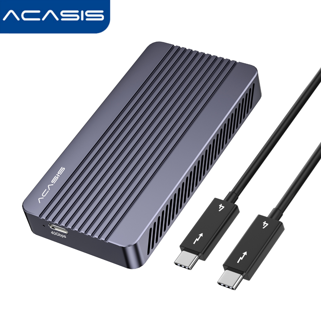 ACASIS USB4.0 40Gbps เครื่องมือฟรี M.2 Nvme SSD Enclosure ใช้งานร่วมกับ ...