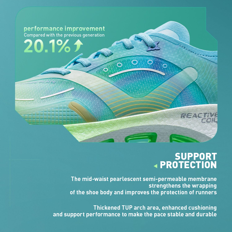 XTEP Reactive Coil 10.0 Pro รองเท้าวิ่ง รองเท้าวิ่งลําลอง รองรับแรง ...