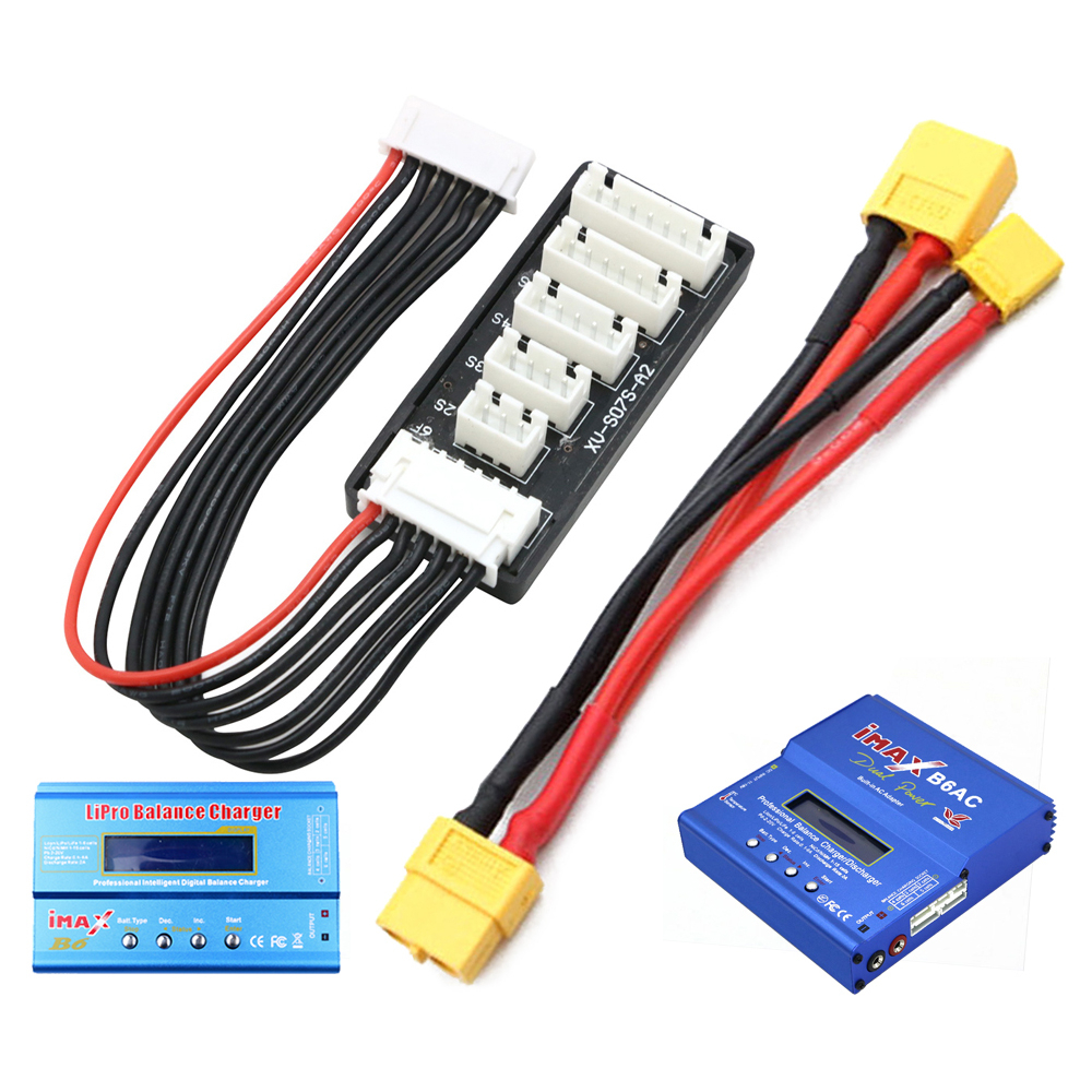 บอร์ดชาร์จแบตเตอรี่ คุณภาพสูง 2S-6S Lipo JST XH Imax B6 B6AC B8 Lipo ...