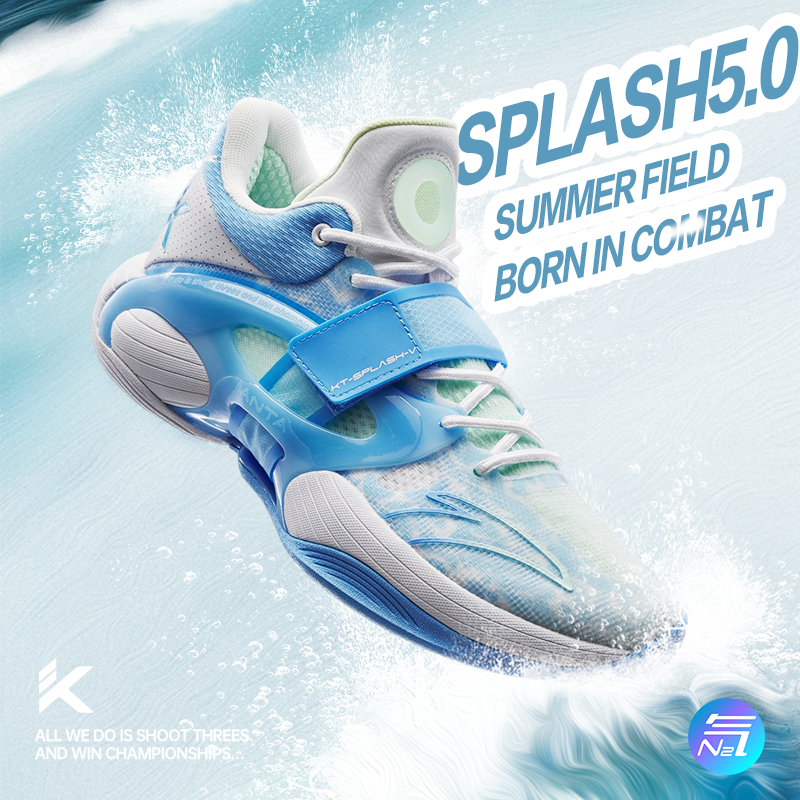 ANTA x Splash 5 ผู้ชาย เคลย์ทอมป์สัน รองเท้าบาสเกตบอล การพันแน่น ระบาย ...