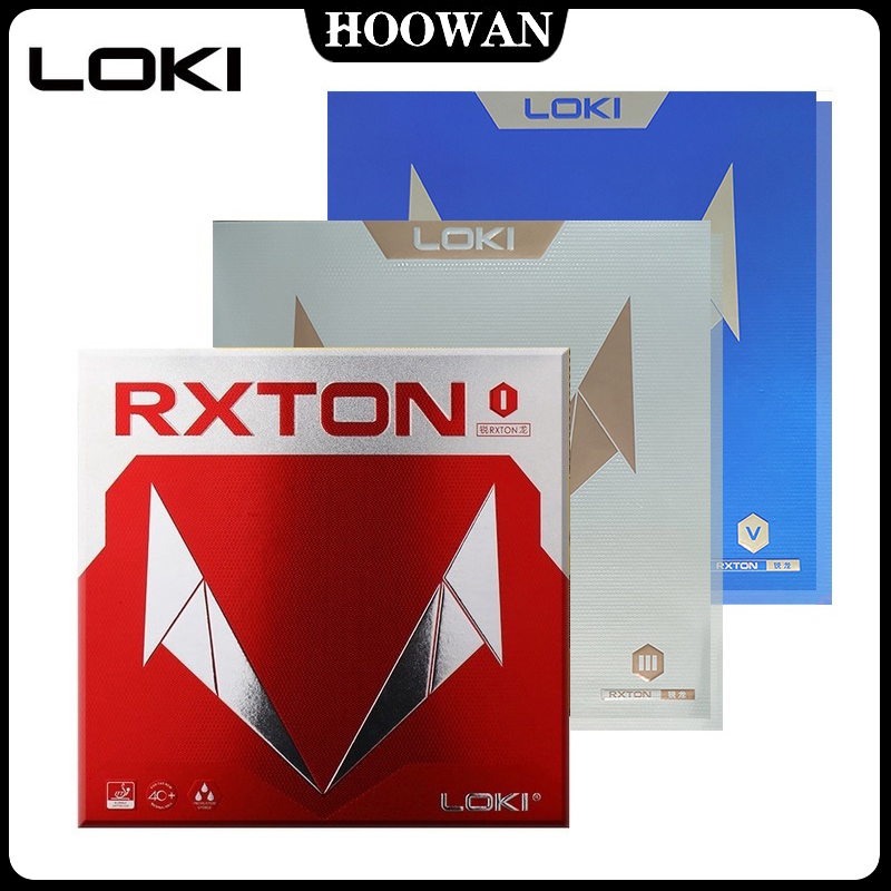Loki RXTON Series ITTF ฟองน้ํายางปิงปอง แบบแข็ง สีแดง สําหรับตีปิงปอง ...