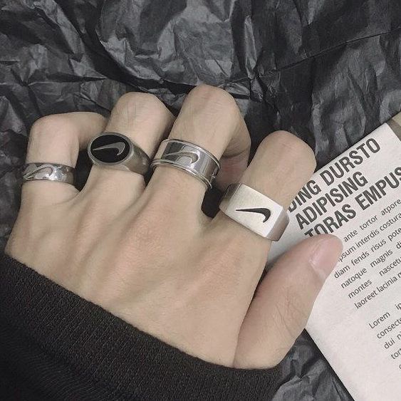 Tick Ring Accessories Street Hipster Korean Version Personality Simple ...