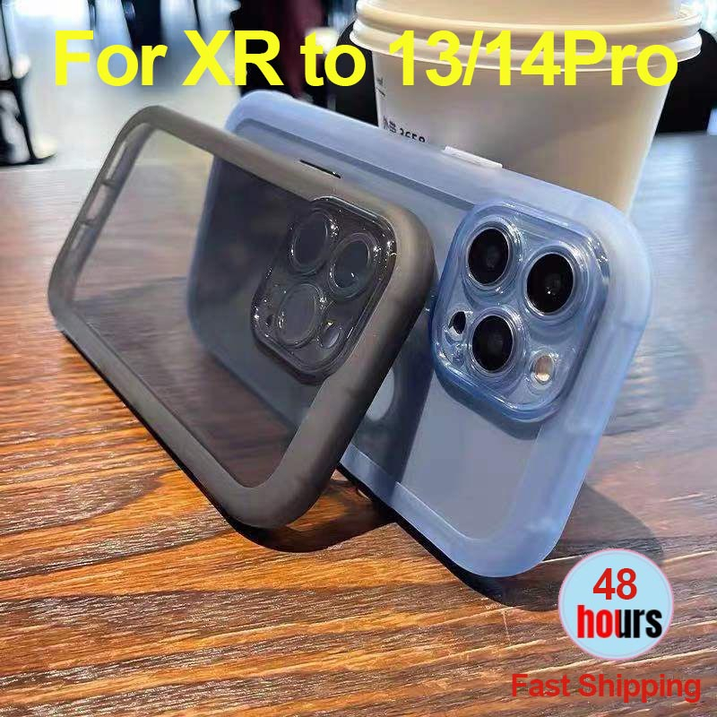 [FansCreate] เคสโทรศัพท์มือถือ ป้องกันกล้อง ขนาดใหญ่ DIY สําหรับ XR to ...