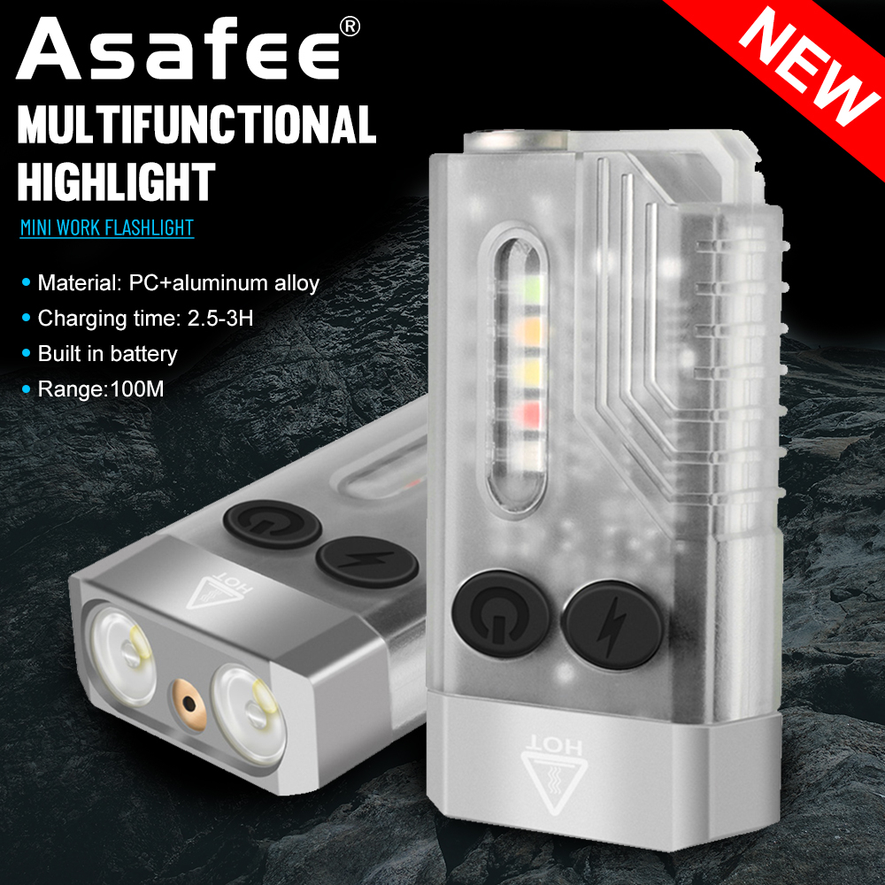 Asafee V10L 1000LM 2 * SZ5-M3+5mw ไฟทํางานแบบพกพาสีแดงสว่างเป็นพิเศษ ไฟ ...