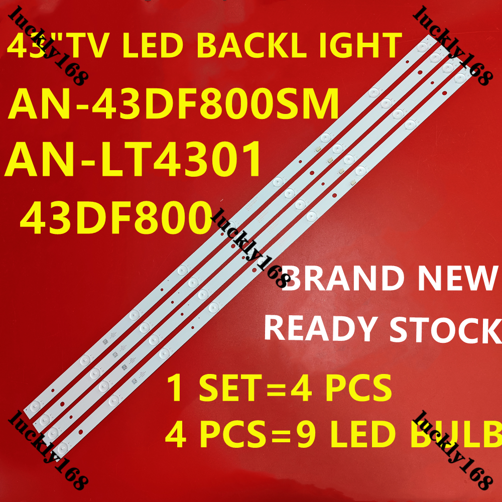 ใหม่ ไฟแบ็คไลท์ทีวี LED AN-43DF800SM AN-LT4301 43 นิ้ว 43DF800 ...